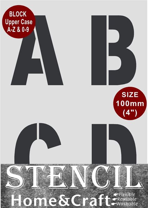 Block Letter Stencils