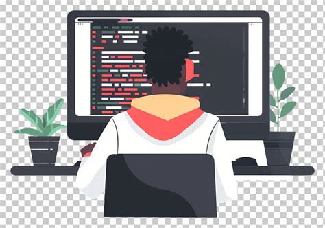 Programmer Coding Programmer At Work Png Clipart Coding Computer