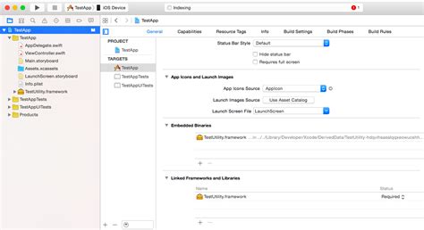 Ios How To Embed Cocoa Touch Framework In Xcode 7 Stack Overflow