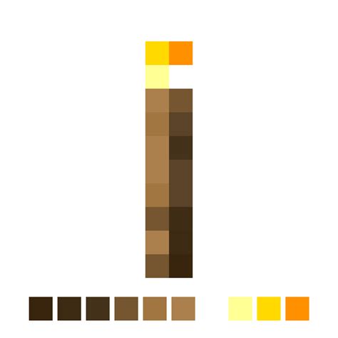 Minecraft Torch Drawing At Aimee Randall Blog