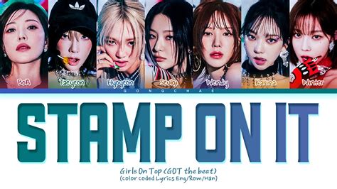 Got The Beat 갓더비트 Stamp On It Color Coded Lyrics Engromhan가사