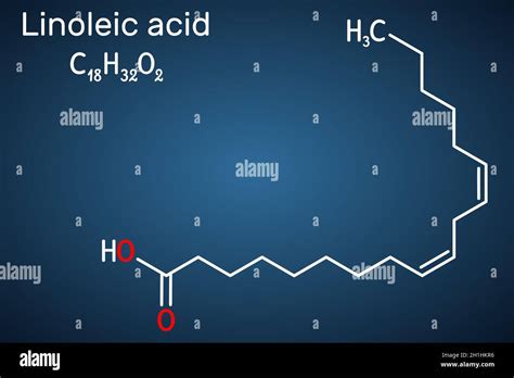 Linoleic Acid La Molecule Omega 6 Polyunsaturated Fatty Acid