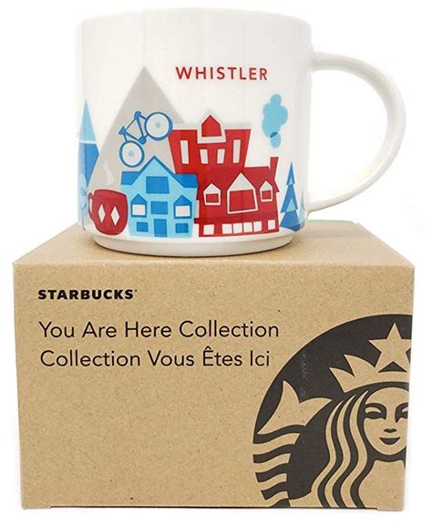 Starbucks Whistler Coffee Tea Mug You Are Here Collection Best Coffee