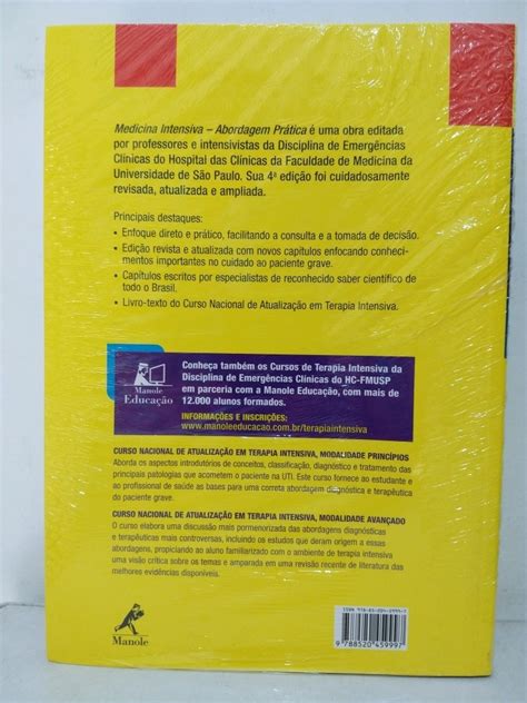Livro Medicina Intensiva Abordagem Pr Tica Usp Hc Parcelamento Sem Juros