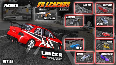 Especial Tokyo Drift Fr Legends Mod V Lancer Rx Veilside R Lamborghini