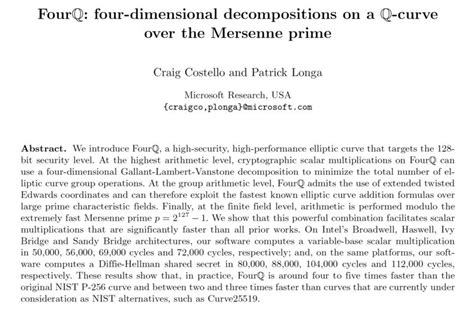 While There Are A Number Of Elliptic Curves We Can Use For Cryptography Such As P 256 Curve