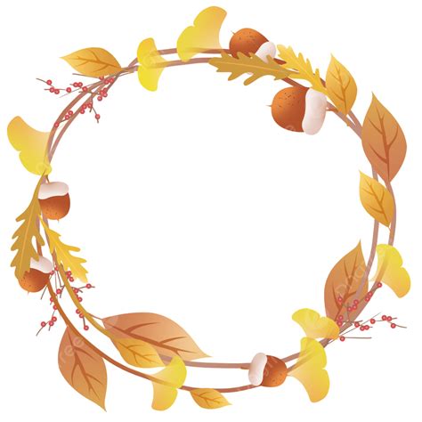 가을 단풍 테두리 가을 틀 테두리 Png 일러스트 및 Psd 이미지 무료 다운로드 Pngtree