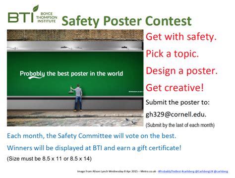 Poster Making Contest About Safety