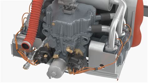 Lycoming O 320 Piston Aero Engine New 3d Model 139 Gltf Obj Ma Max Upk Unitypackage