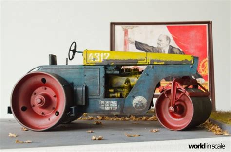 DU 11 Soviet Road Roller 1 35 By Red Iron Modells Non LSM WIP