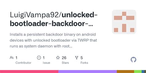 Github Luigivampa92unlocked Bootloader Backdoor Demo Installs A