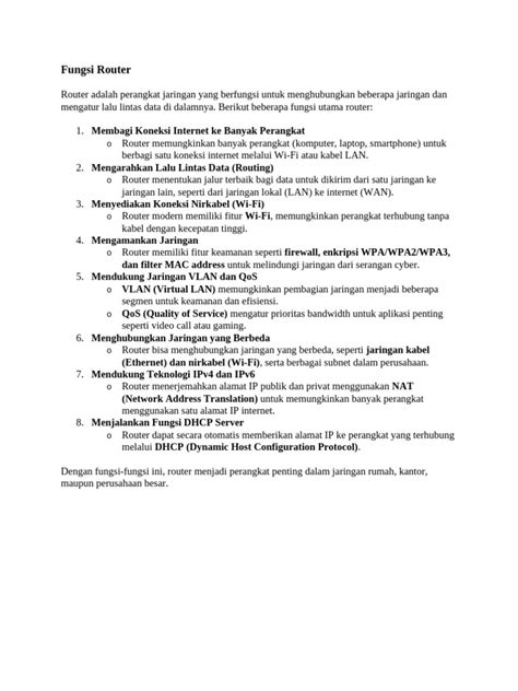 Fungsi Router Pdf