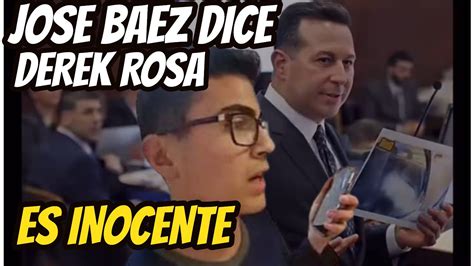 Abogado De Derek Rosa Jose Baez Dice Derek Es Inocente Youtube
