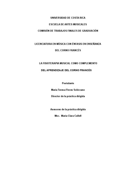 Trabajo Final De Graduación Descargar Gratis Pdf Terapia Física