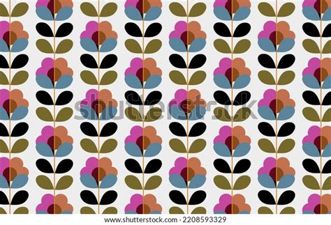 Illustration Vektor Graphic Unique Floral Motifs Stock Vector Royalty