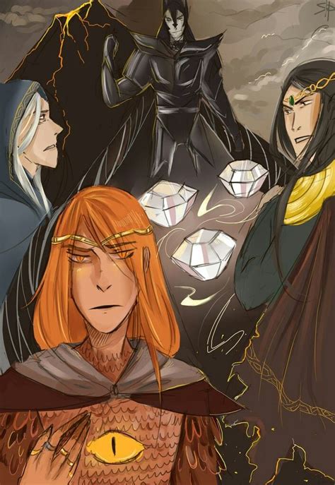 Feanor Sauron Melkor Manwë Толкин Рисунки Комиксы