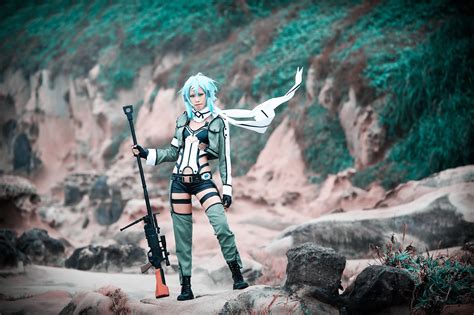 Sword Art Online 2 Sinon Cosplay