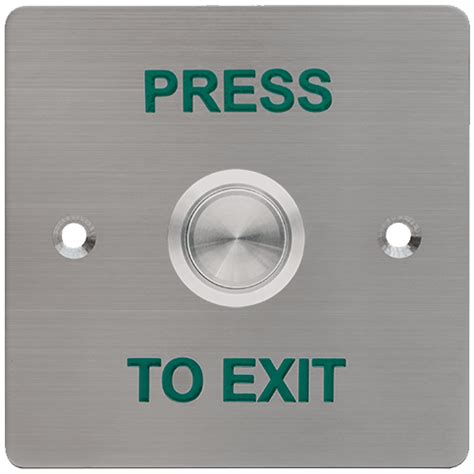 ESP A EXIT Flush Exit Button S S