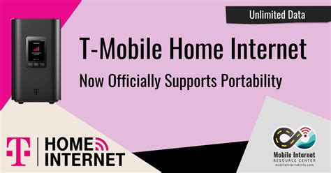 T Mobile 5g Home And Small Business Internet Portability Now Supported Mobile Internet