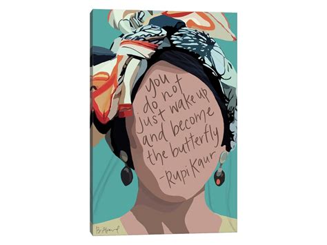 Rupi Kaur Canvas Wall Art By Bec Akard Icanvas