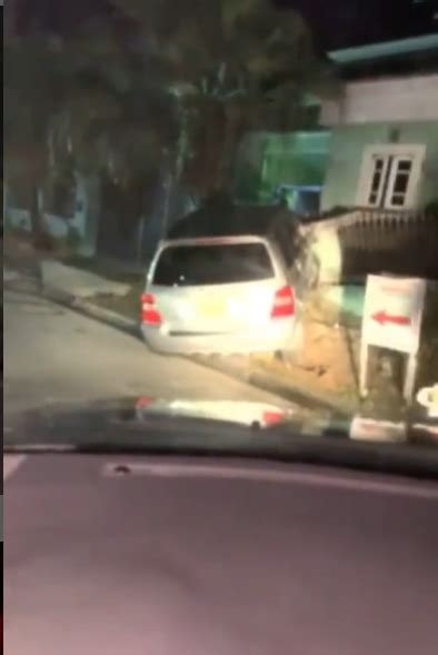 Drunk Driver Crashes Into A House Video