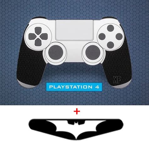 2pcs Custom Black Anti Slip Controller Hand Grips Skin Cover Led