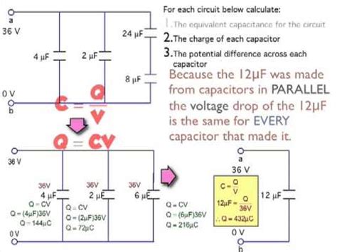 Finding The Voltage And Charge In A Capacitor In A Circuit YouTube