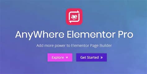 Anywhere Elementor Pro