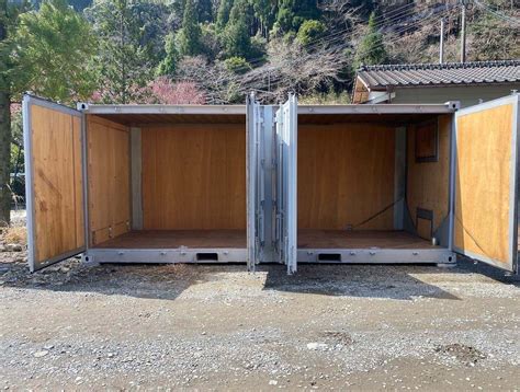 中古コンテナ設置例熊本県 球磨郡 一般財団法人 五木村振興公社様 ヤマシタコンテナサービス