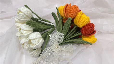 Crochet Bridal Flower Bouquet