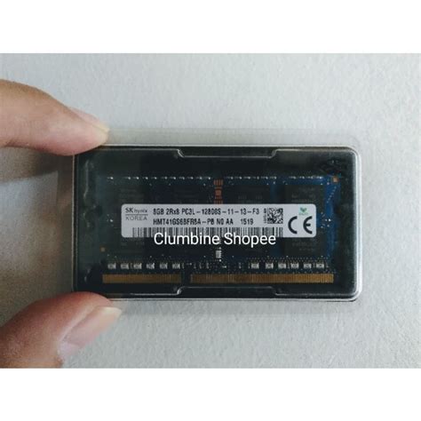 Jual Sk Hynix 8gb 1600 Ddr3l Pc3l 12800s Memory Ram Laptop Sodimm Ddr3 12800 1600mhz Shopee