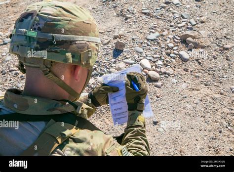 U S Army 2nd Lt Jackson Garber With A Company 1 158th Infantry Battalion Fills Out A Spot