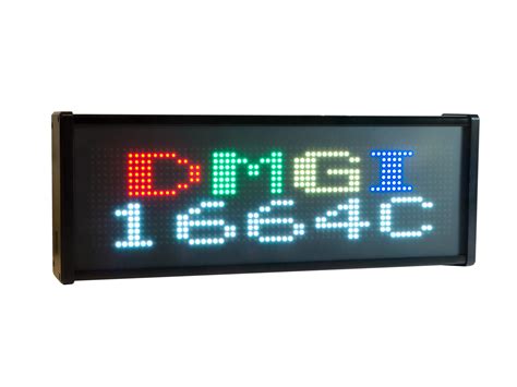 Dot Matrix Display RGB X Pixels DMGI C DITELTEC COM