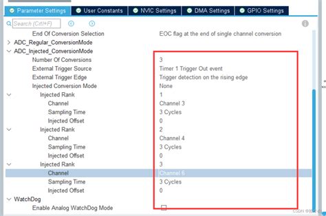 野火stm32电机系列（六）cubemx配置adc规则和注入通道 Stm32cubemx Adc注入组 Csdn博客