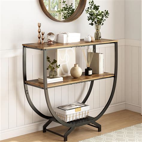 Gillas 3 Tier Console Tables 30 Height Entryway Table Sofa Table