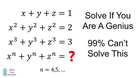 Difficult Math Problems