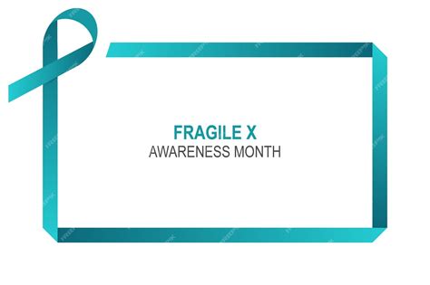 Premium Vector Fragile X Awareness Month Background