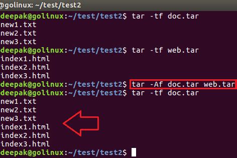 15 Tar Command Examples In Linux Cheat Sheet GoLinuxCloud