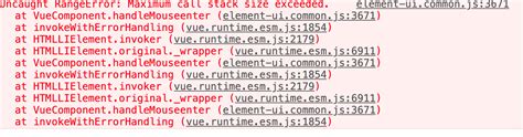 👾 bug 升级element ui 2 11 0 后顶部菜单报错 · issue 204 · d2 projects d2 admin