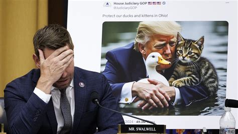 Democrat Has A Meltdown Over Memes Of Trump Protecting Ducklings And