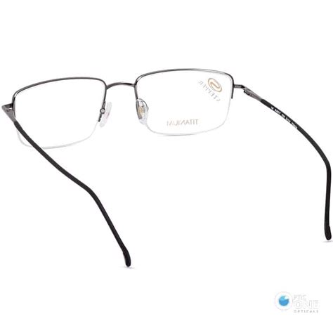 Lightweight Titanium Half Rim Glasses Stepper Eyewear Si 60217