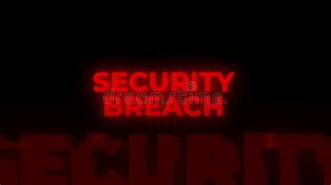 Security Breach Alert Warning Attack On Screen World Map Stock Footage Video Of Online
