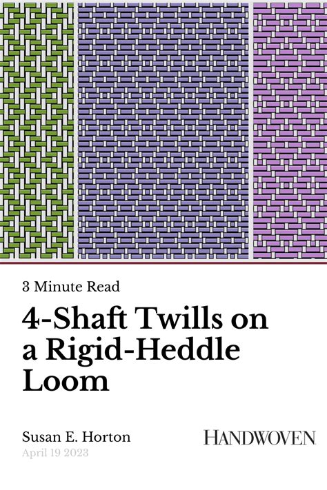 Rigid Heddle Weaving Artofit