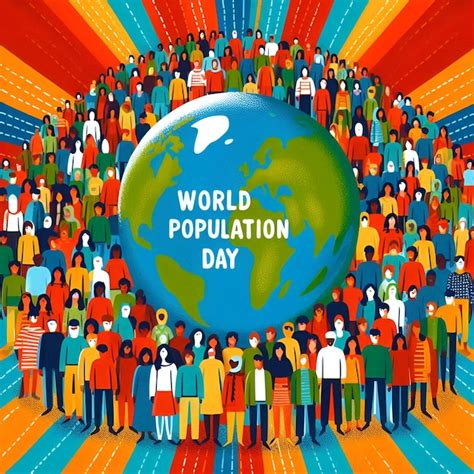 Premium Photo | World Population Day Raising Awareness for Global ...