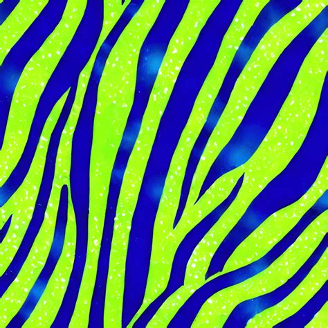 Blue And Pink Zebra Print