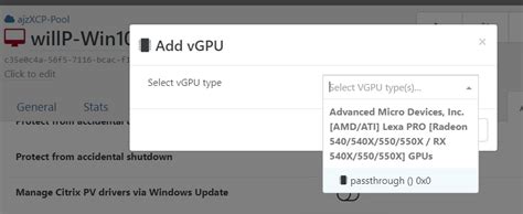 Attempting Vgpu But Achieving Traditional Passthrough Xcp Ng And Xo Forum