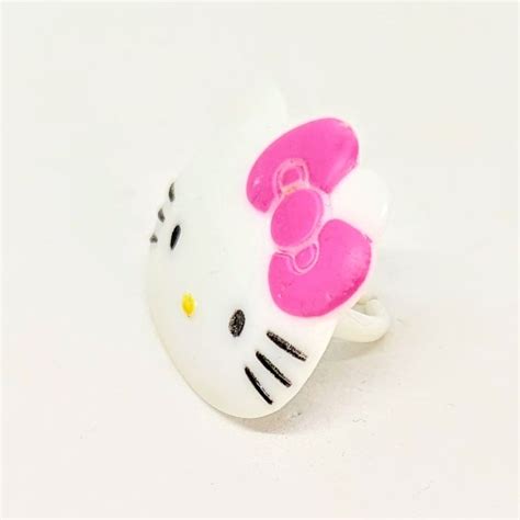 Hello Kitty Ring Cat Ring Y2k Accessories Hello Kitty
