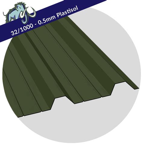 321000 05mm Plastisol Coated Roof Sheet Sbm Cladding