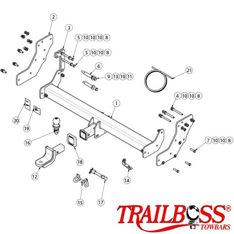 Gwm Cannon Tub Body 01 2021 10 2024 Towbar Kit Heavy Duty Premium Towbars Australia