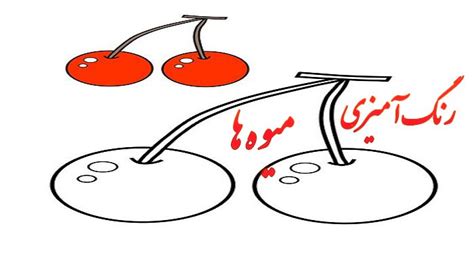 عکس نقاشی میوه های مختلف با مداد رنگی کودکانه تــــــــوپ تـــــــــاپ
